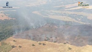 Máxima alerta en Toledo: un incendio forestal moviliza a varios medios ...